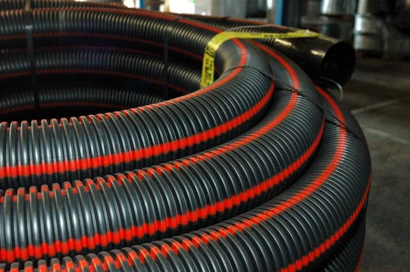 Gaine conduit électrique QUATTROFLEX 63 NB Rouge 50M EN