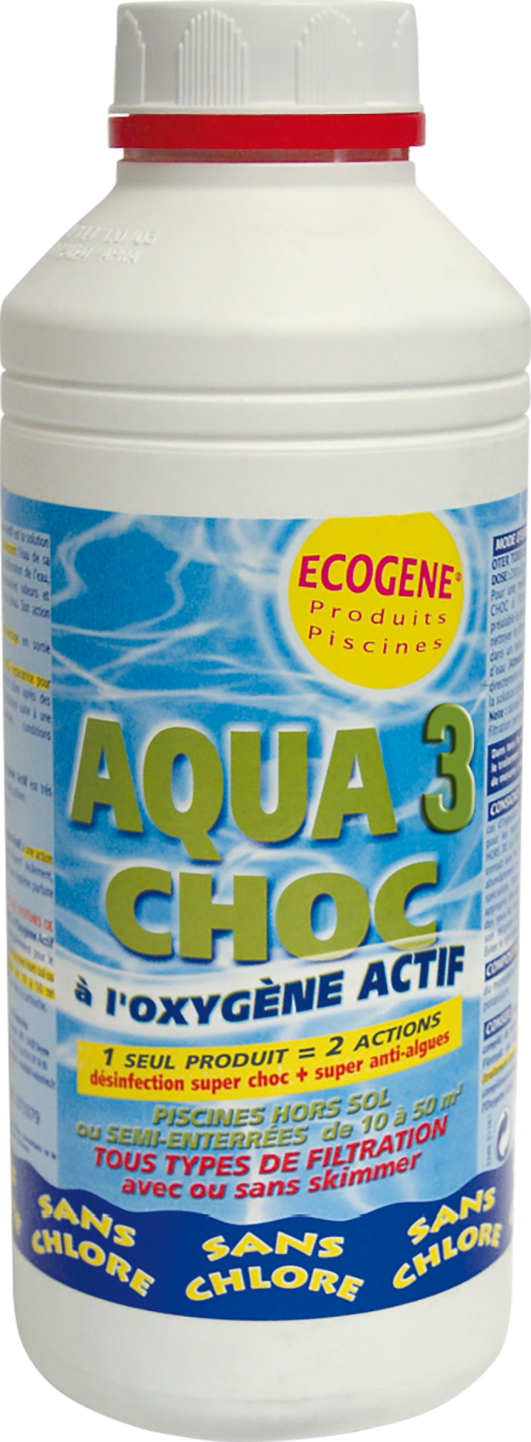 Traitement piscine multifonction1kg Aqua 3 Oxygène Actif