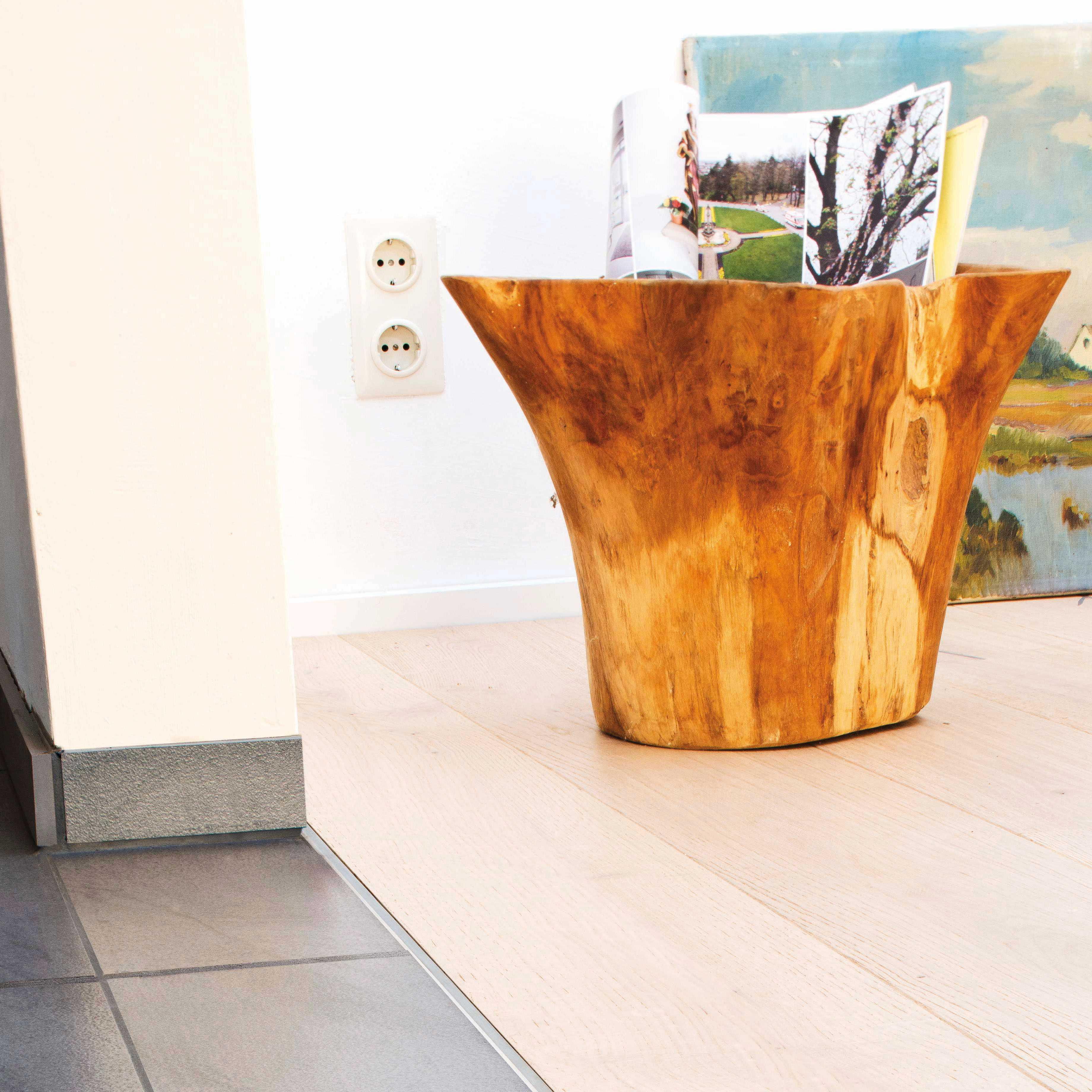 Profilé pour joint de fractionnement DURAFLEX PVC largeur 5 mm - Ht 12,5 mm Beige - DFP 1232-5/250