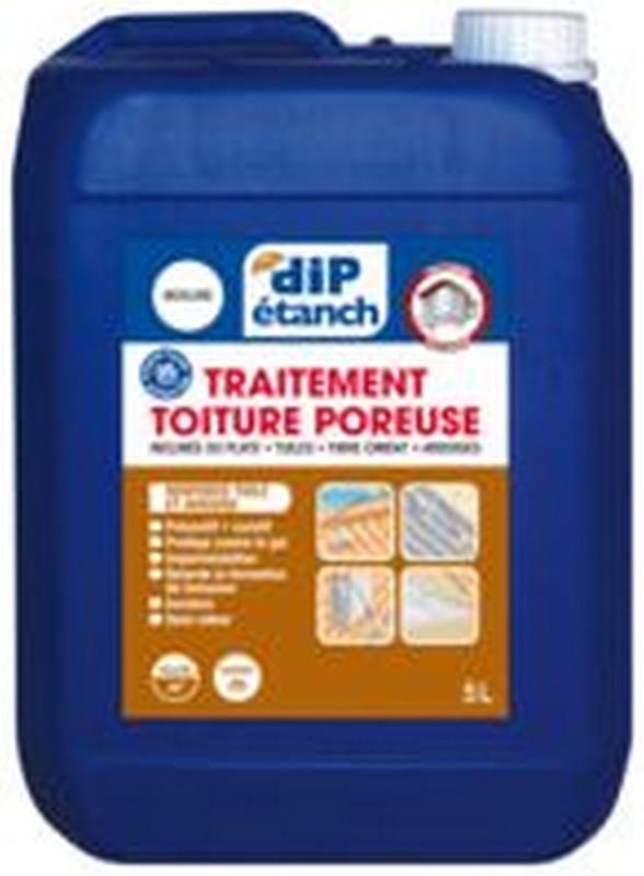 Traitement toiture poreuse Dip Etanch Translucide 5L