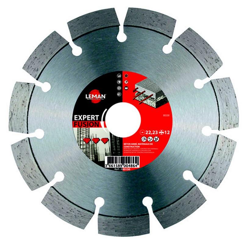 DISQUE DIAMANT SEGMENTS A RAINURER 150X22.23 HT 12
