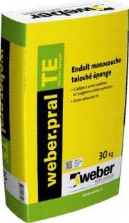 ENDUIT MONOCOUCHE PROJETE LOURD WEBER.PRAL TE 910 T2 25KG